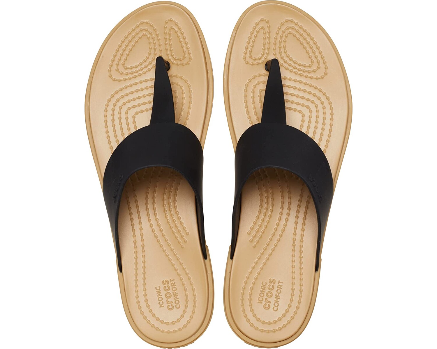 Сандалии Tulum Flip Crocs, черный выгодно купить по цене от 6195 ₽ в ...