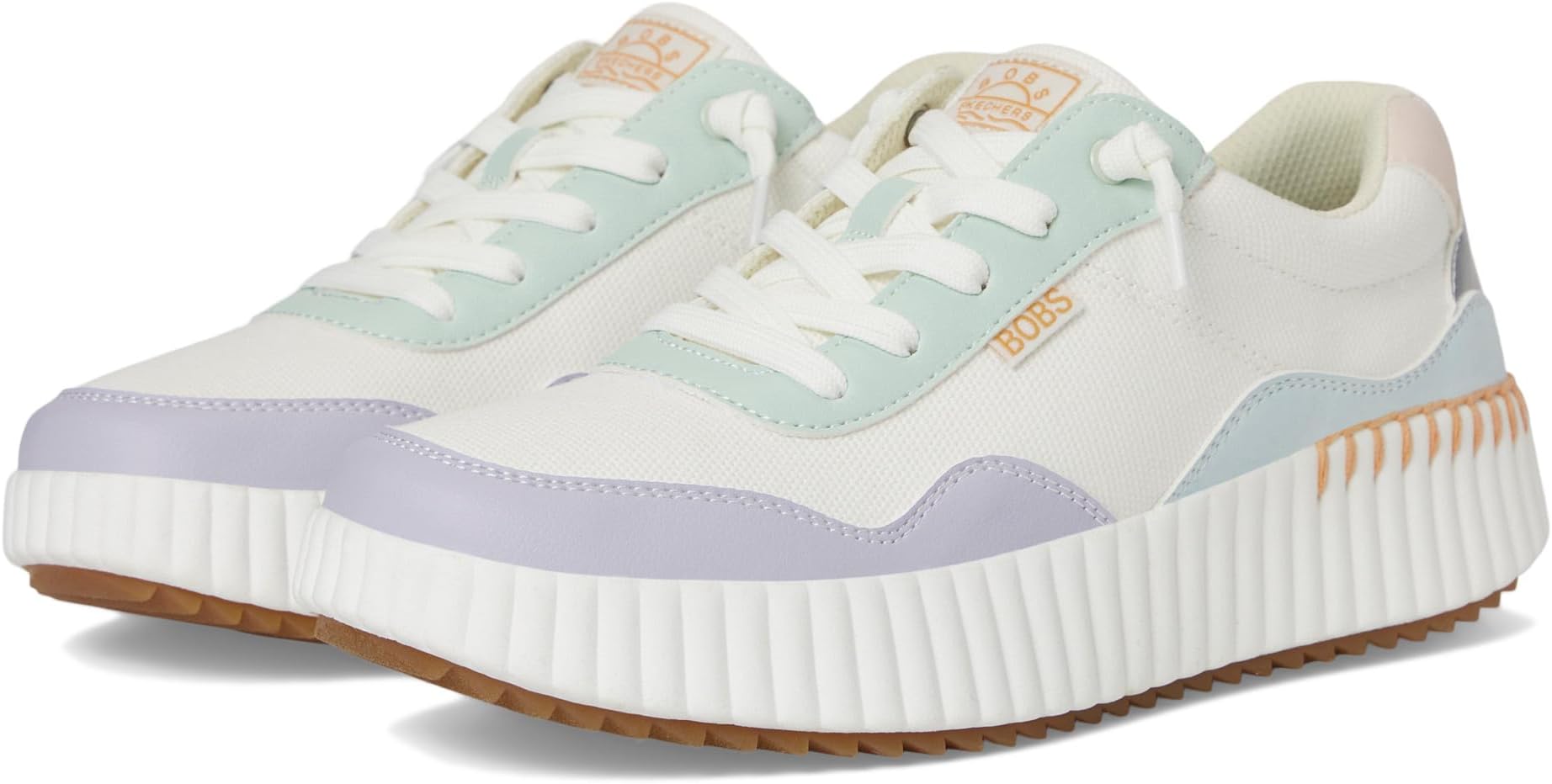 Кроссовки BOBS from SKECHERS Skechers Bobs Vista - Eccentric Stroll, цвет White Multi купить ...