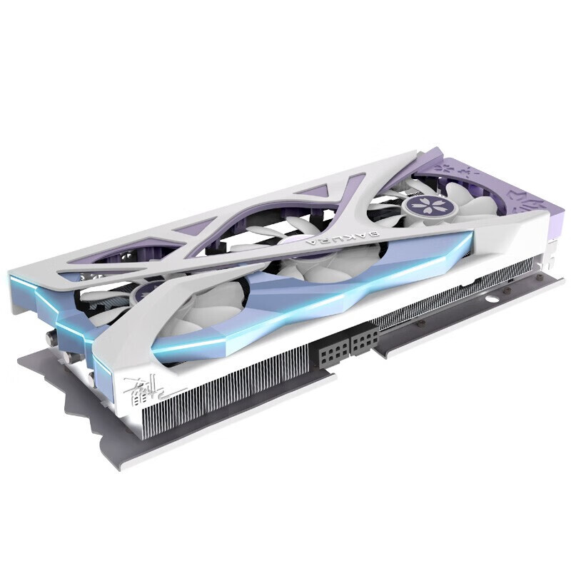 Видеокарта Yeston GeForce RTX 3070 Sakura Hitomi 8ГБ, белый/рисунок ...