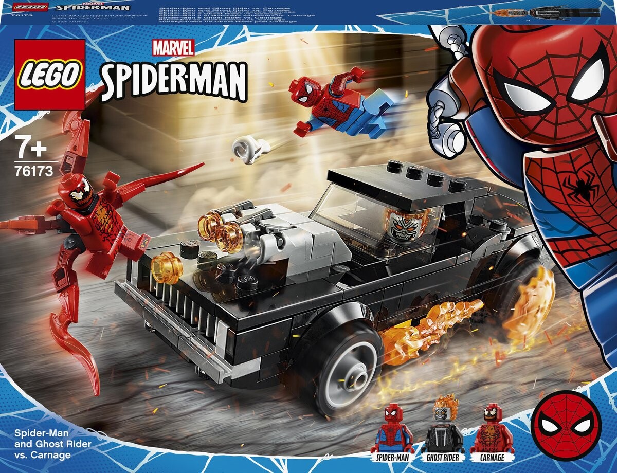LEGO Marvel, Человек-паук, блоки «Человек-паук и Призрачный гонщик ...