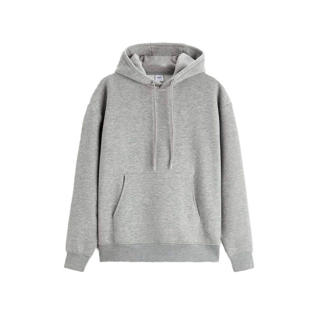 Худи Zara Basic, серый мергель купить в зарубежном интернет-магазине по доступной цене с ...