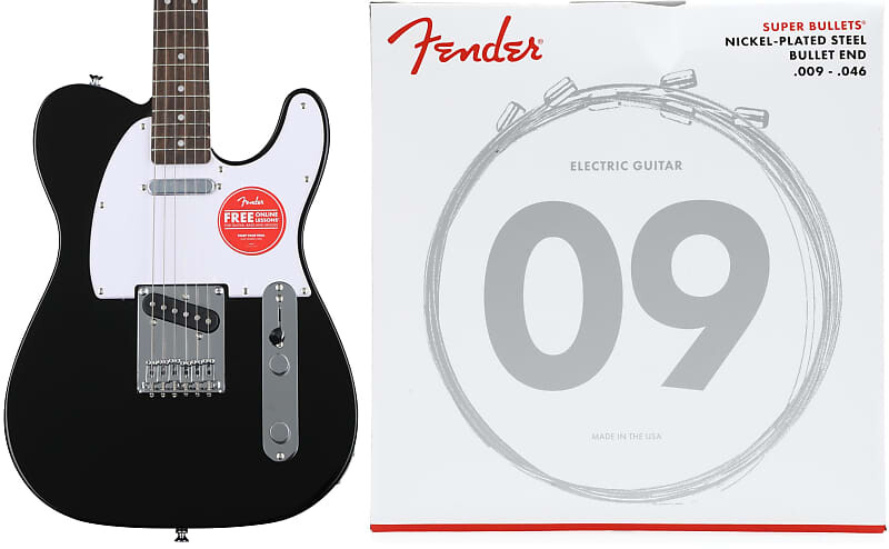 Электрогитара Squier Bullet Telecaster с грифом Laurel — черный ...