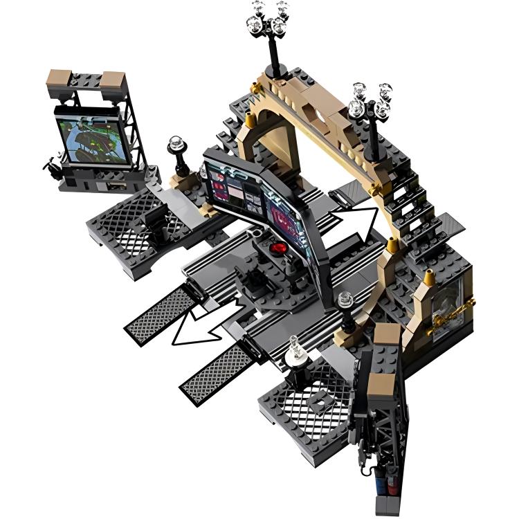 Конструктор DC Batman, Batcave The Riddler War Building Blocks, 581 ...