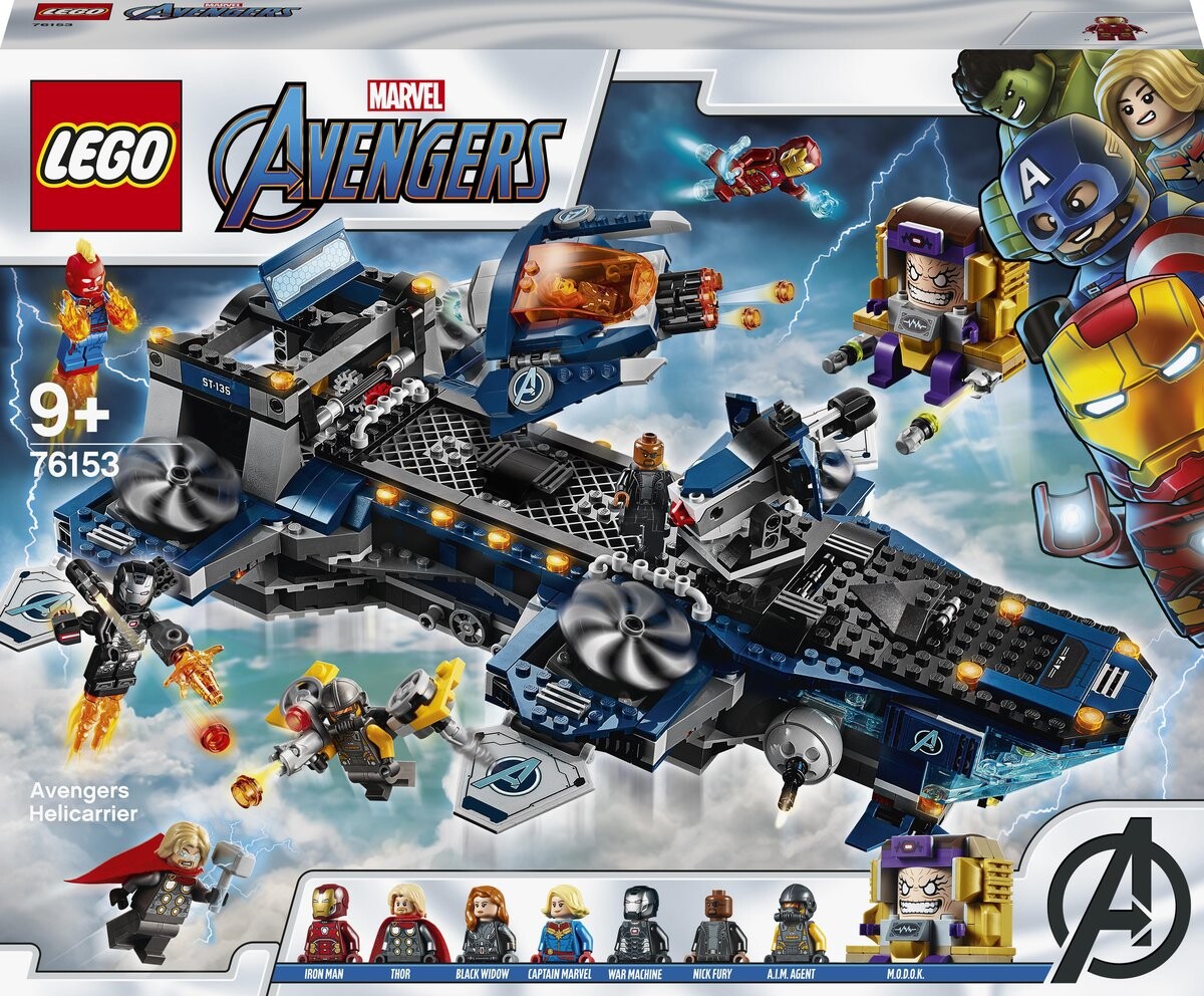 LEGO Marvel, блоки, Мстители, Авианосец, 76153 купить по цене от 33360 ₽ в зарубежном интернет ...