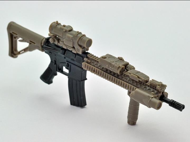Сборная модель Little Armory LA037 M4A1 SOPMOD BLOCK 2 Type 1/12 Scale ...