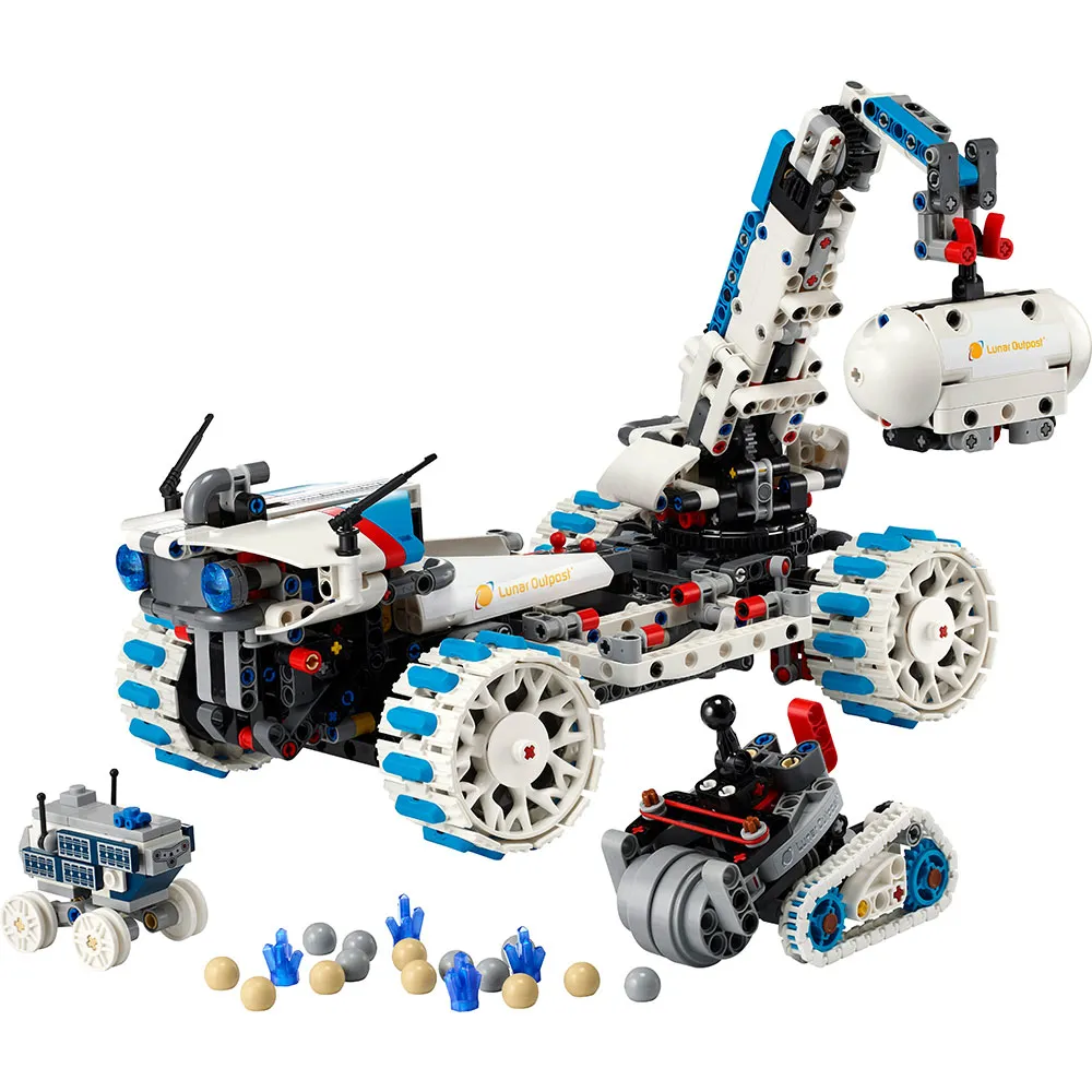 Детский конструктор Lego Lunar Outpost Space Vehicle Lunar Rover, серебряный купить выгодно по ...